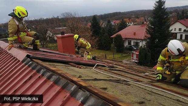 Uszkodzone dachy, powalone drzewa – strażacy interweniowali już 34 razy - Wieliczka City
